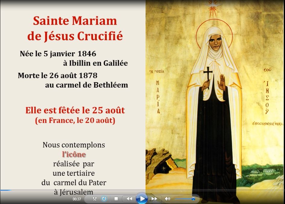 Icône de Mariam de Jésus Crucifié